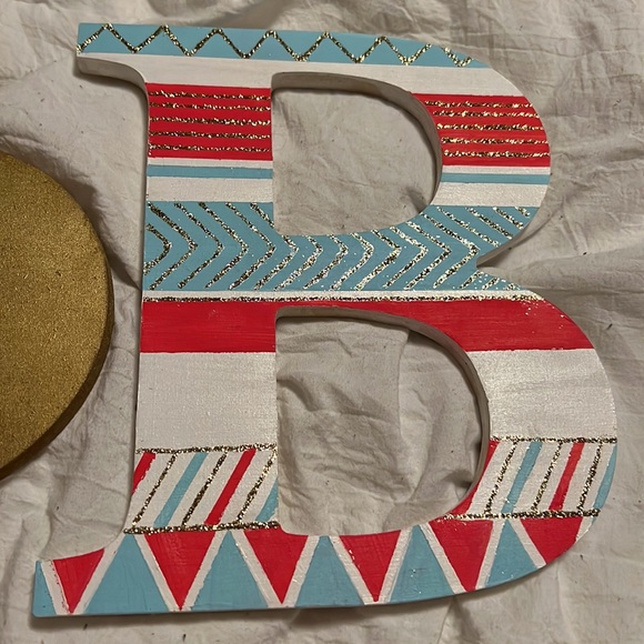 Wall Decor | Hand Painted Gamma Phi Beta Letters | Poshmark